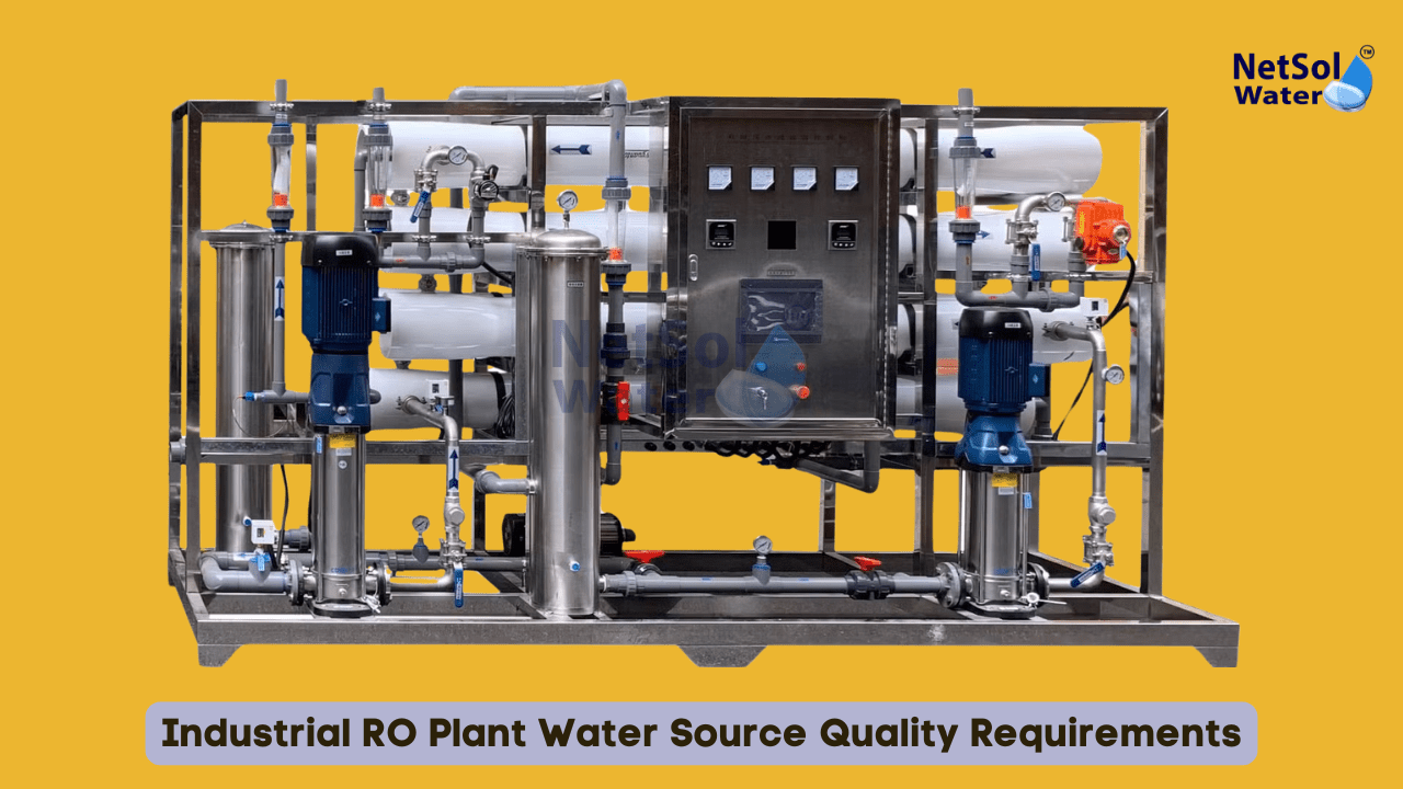 Industrial RO Plant Water Source Quality Requirements